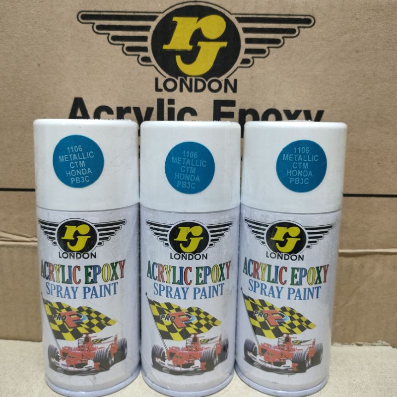 Jual Pilok Pilox Cat RJ Metallic Ctm Honda PB3C 1106 Biru Metalik 150cc ...