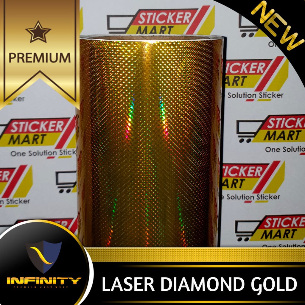 Jual Sticker Motor Mobil Dekorasi LASER DIAMOND DOT MATRIX 152cm ...
