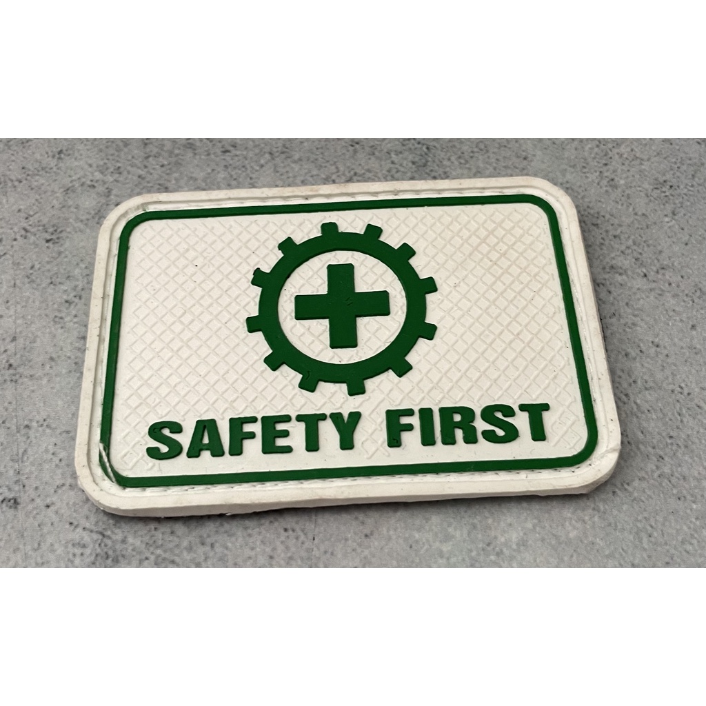 Jual Patch Safety First (Kotak) - Patch Velcro K3 - Prepetan Safety First - Patch Velcro Karet ...