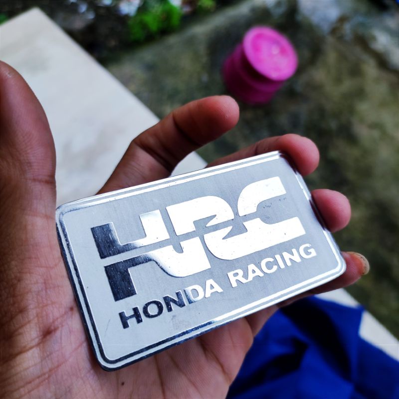 Jual Emblem Stainless HRC Japan Hugger Spakbor kolong | Shopee Indonesia