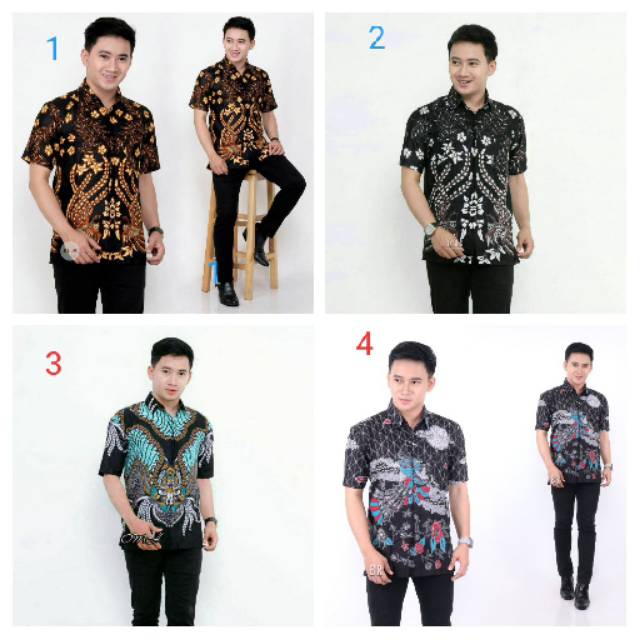 Jual Batik burung merak silver, gold, hitam,hijau batik seragam batik ...