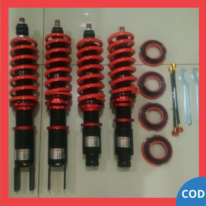 Jual Coilover Kit Civic Ferio-Genio-Estilo Adjustable Hard Soft Air One ...
