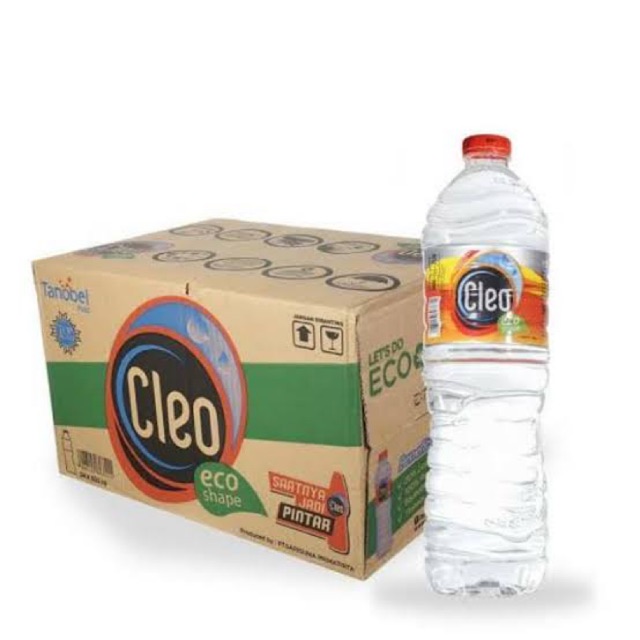 Jual Air Mineral Cleo 550 ml / Karton | Shopee Indonesia