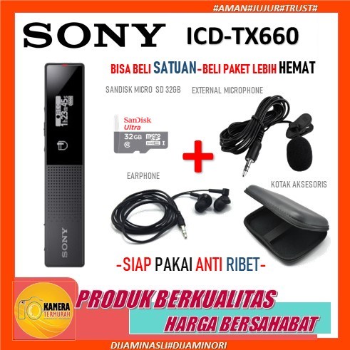 Jual Sony ICD-UX570F ICD-UX570 Digital Voice Recorder/Alat Rekam Sony ...