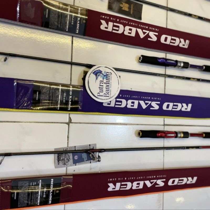 Jual Joran Tridentech Red Saber Light Cast & Jig Game | Shopee Indonesia