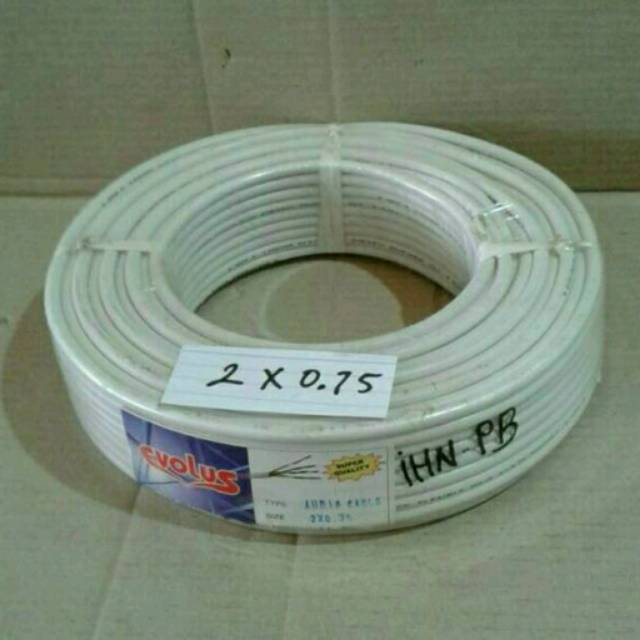 Jual Kabel listrik meteran 2x075 serabut tembaga kuningan | Shopee ...