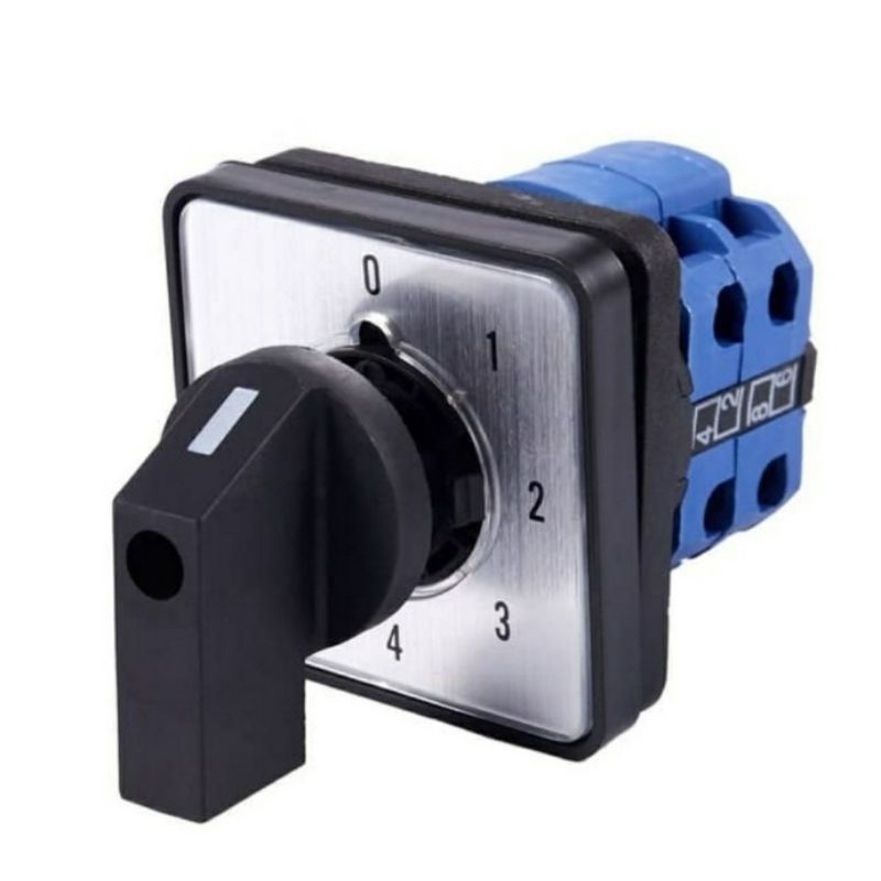 Jual Rotary Selector Switch-Change Over Switch 2 Pole 3-5 Posisi ...