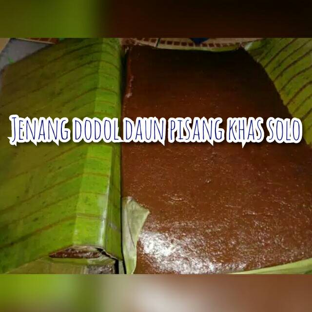 Jual Jenang dodol dan wajik khas sukoharjo solo bungkus daun pisang ...