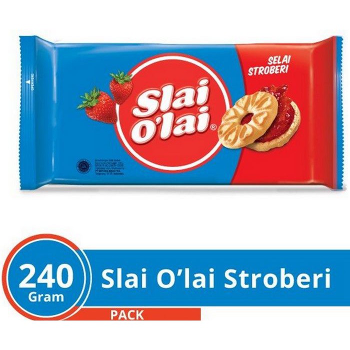 Jual Roma Slai Olai Strawberry 192gr | Shopee Indonesia