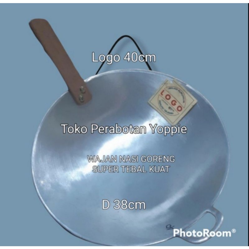 Jual WAJAN NASI GORENG TEBAL COR/KUALI NASI GORENG/WAJAN MERK LOGO ...