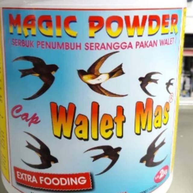 Jual PAKAN WALET MAGIC POWDER cap WALET MAS 2kg | Shopee Indonesia