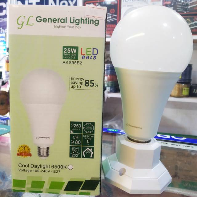 Jual 25 Watt lampu bulb LED General Lighting (GL) | Shopee Indonesia
