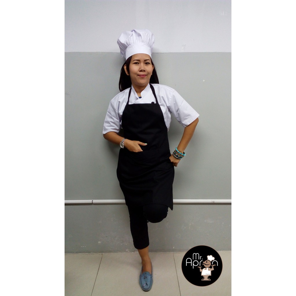 Jual Apron / Celemek Masak (Hitam) | Shopee Indonesia