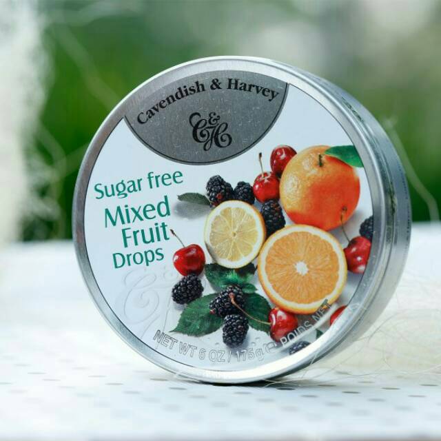 Jual Permen Cavendish & Harvey ~ SUGAR FREE Mixed Fruit Drops | Shopee ...