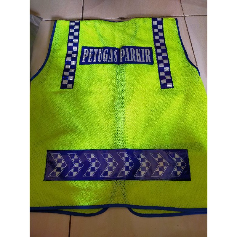 Jual Rompi petugas parkir bahan jalames Logo sablon | Shopee Indonesia