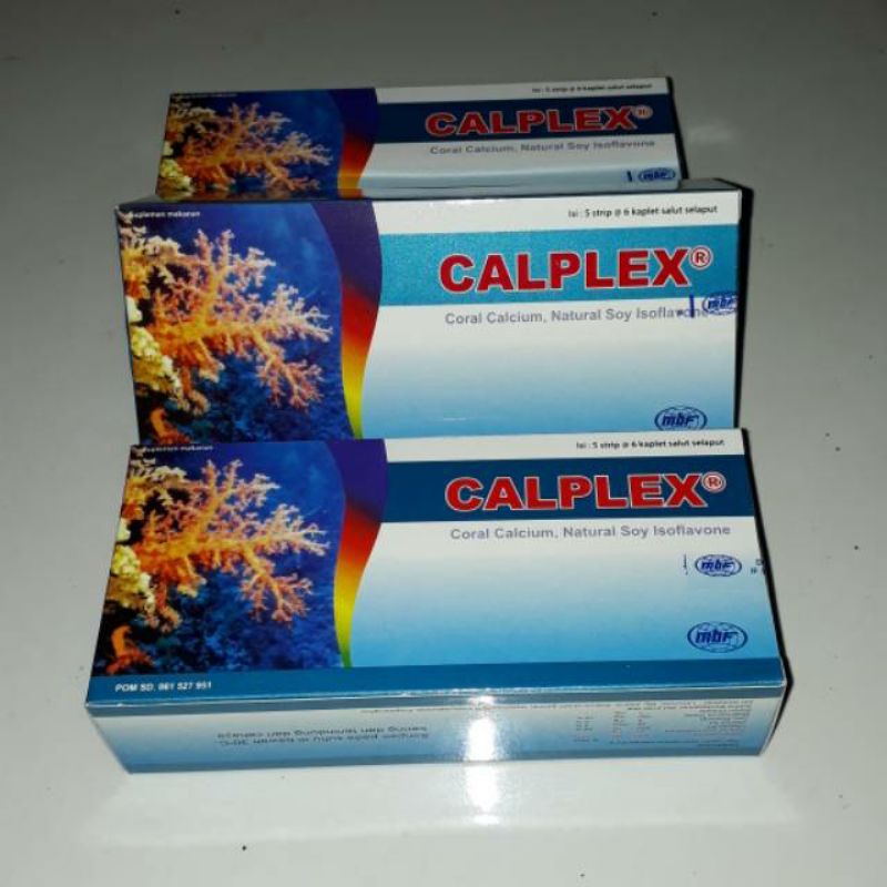 Jual Calplex Suplemen Kalsium lengkap Box isi 30's Kaplet | Shopee ...