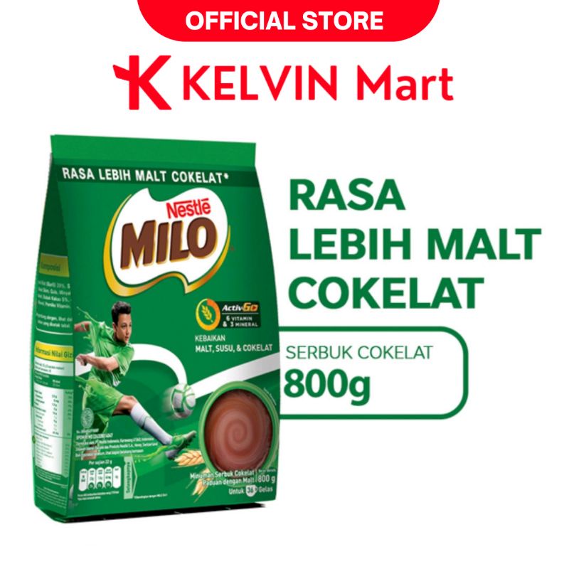 Jual Susu Milo Healthy Drink Energy Actigen-E Pck 800g | KELVIN Mart ...