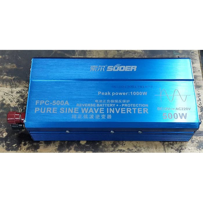 Jual Inverter PSW Pure Shine Wave 500W 12V DC to 220V AC | Shopee Indonesia