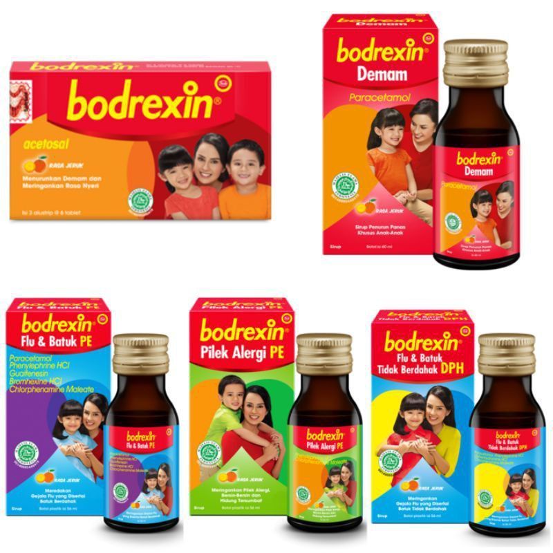 Jual (bisa gojek) banda aceh Bodrexin TabLet / Bodrexin Syrup Demam ...