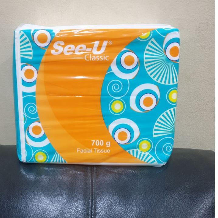 Jual Koleksi Terbaru.. 700 gr TISSUE SEE U TISU 2 PLY TISU SEE-U SHEET ...
