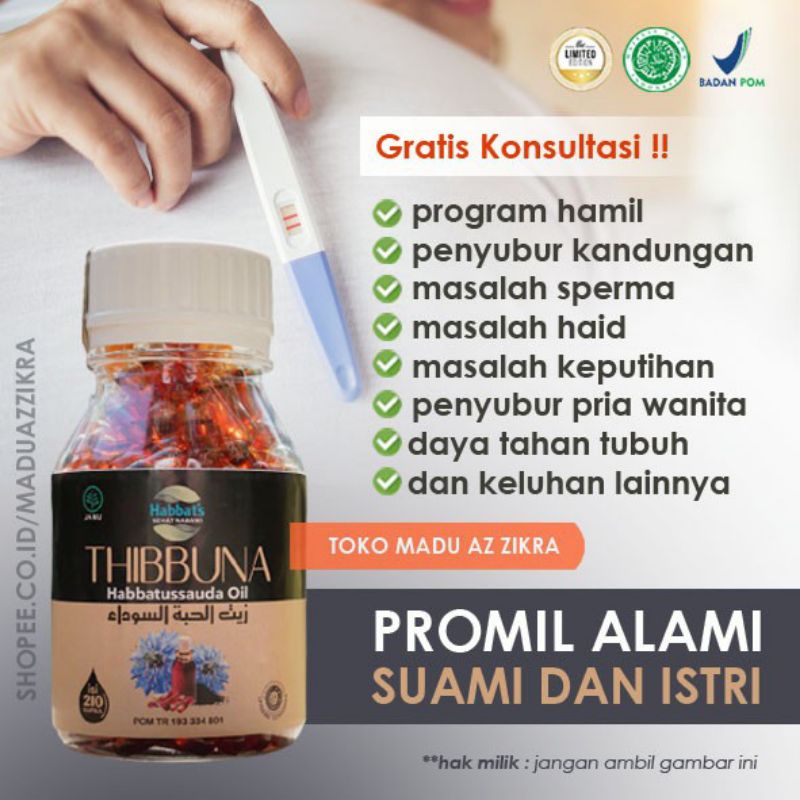 Jual Habbats Thibbuna Habatussauda Habbatussauda Oil 200 kapsul ...