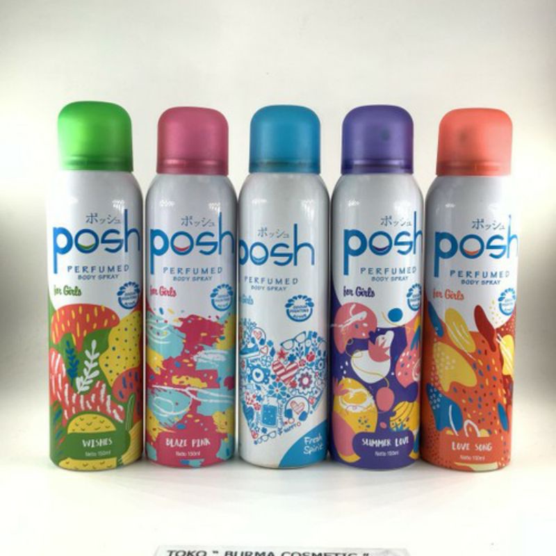 Jual POSH PERFUMED BODY SPRAY 150ML | Shopee Indonesia
