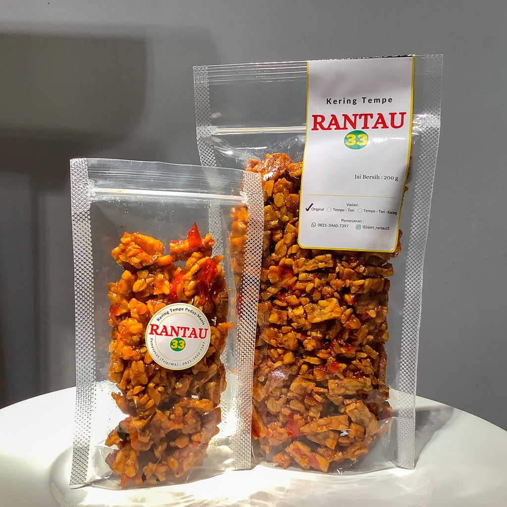 Jual Kering Tempe 200 gram /Tempe Orek Balado/Tempe Balado/Keripik ...