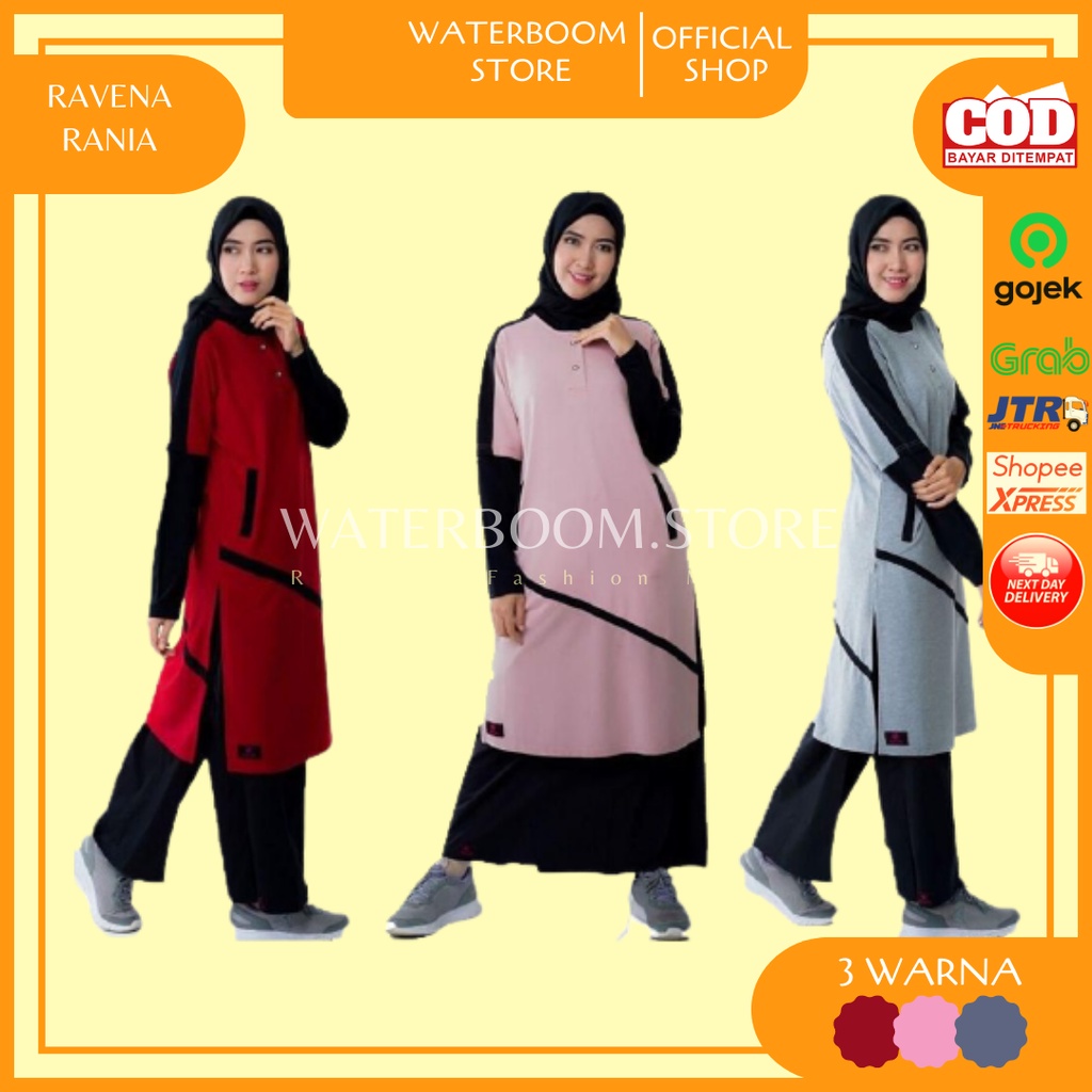 Jual Rocella Kaos Ravena & Rok Celana Rania - SERAGAM BAJU OLAHRAGA WANITA HIJAB SETELAN ATASAN ...