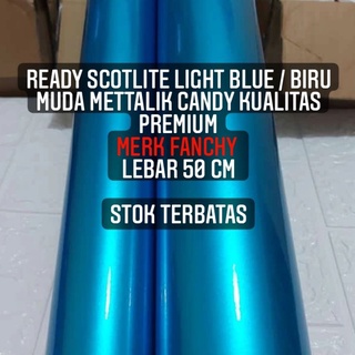 Jual Sticker scotlite candy sky blue scotlet biru muda skotlet motor ...
