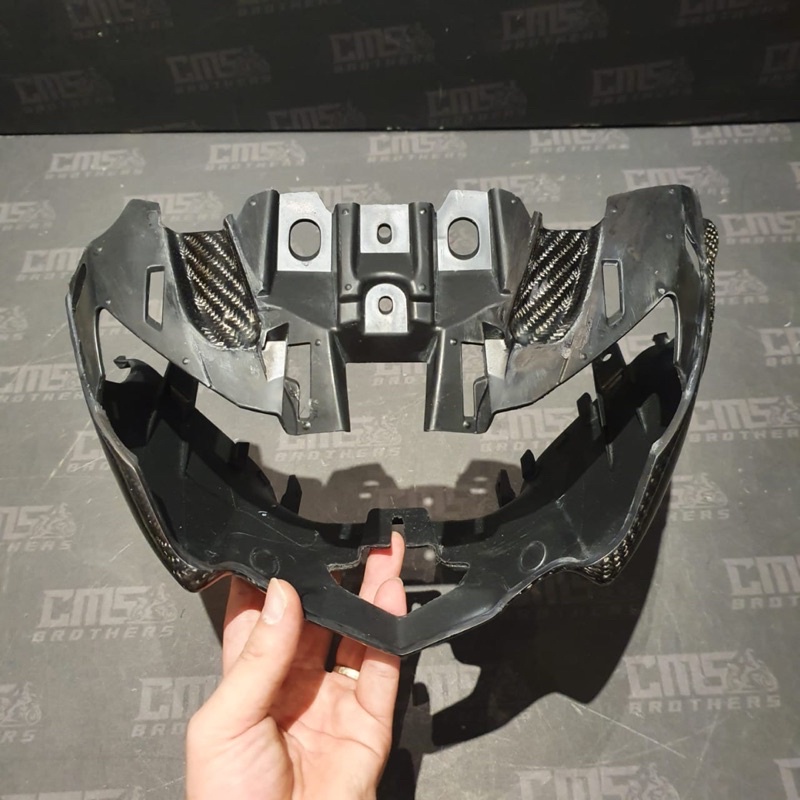 Jual Cover Batok Stang Depan Part Original Lapis Carbon Kevlar Yamaha ...