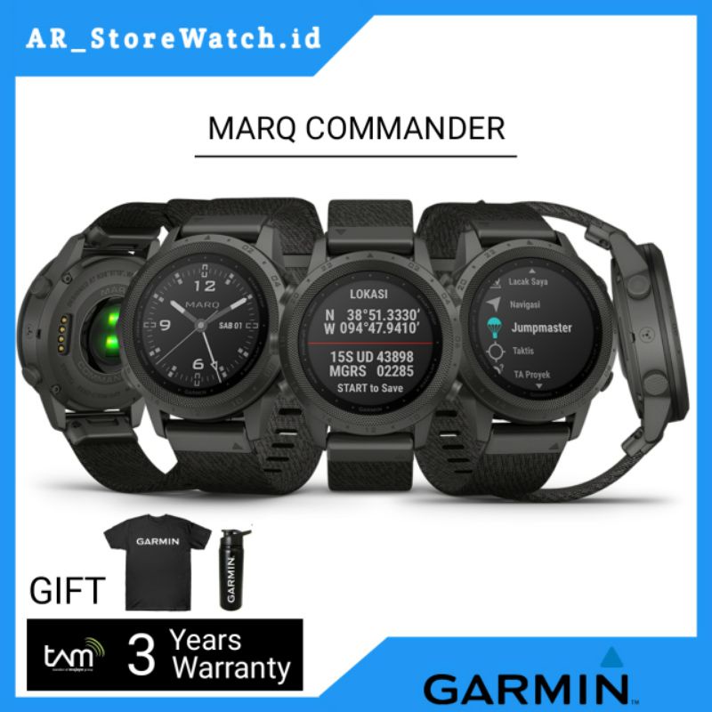 Jual GARMIN Marq Commander Reborn Jam Tangan Smartwatch Original Tam ...
