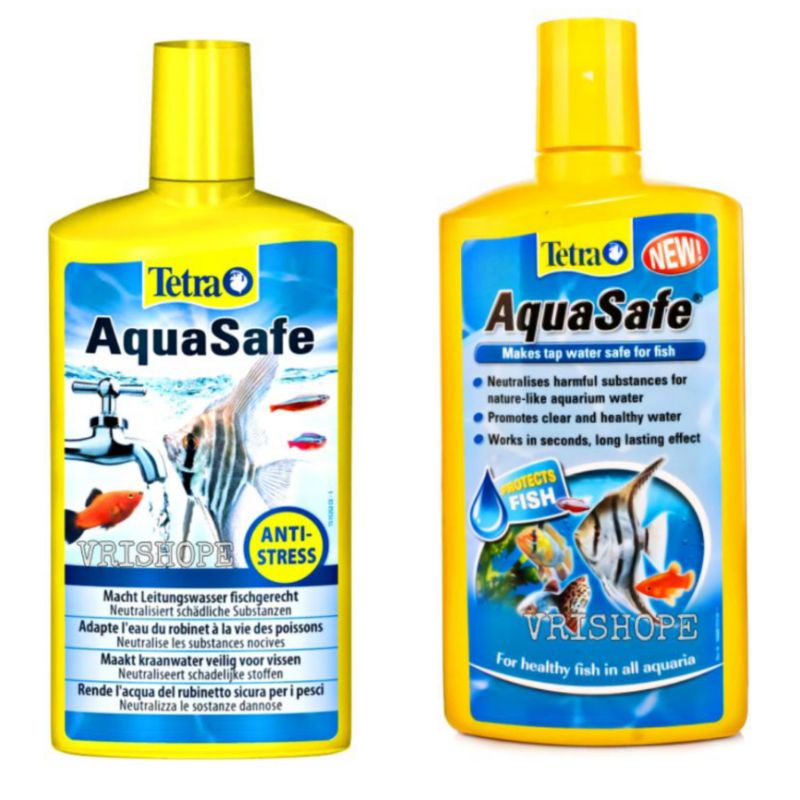 Jual Tetra Aquasafe 500ml 250ml Tetra Aqua Safe 500 ml 250 ml Penetral Air Aquarium Aquascape ...