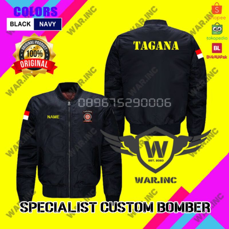 Jual jaket bomber tagana | Shopee Indonesia