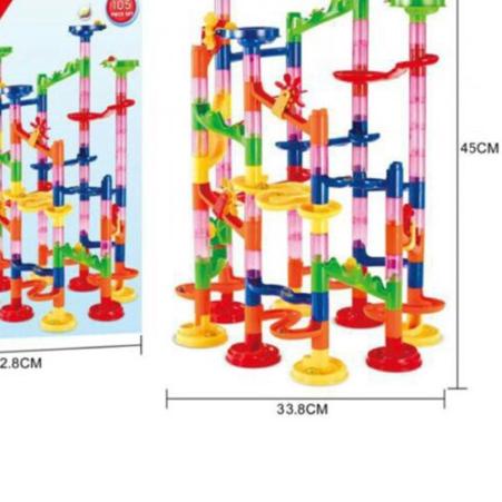 Jual Marble Run 105pcs / Marble Race [Free Buu le Wrap] | Shopee Indonesia