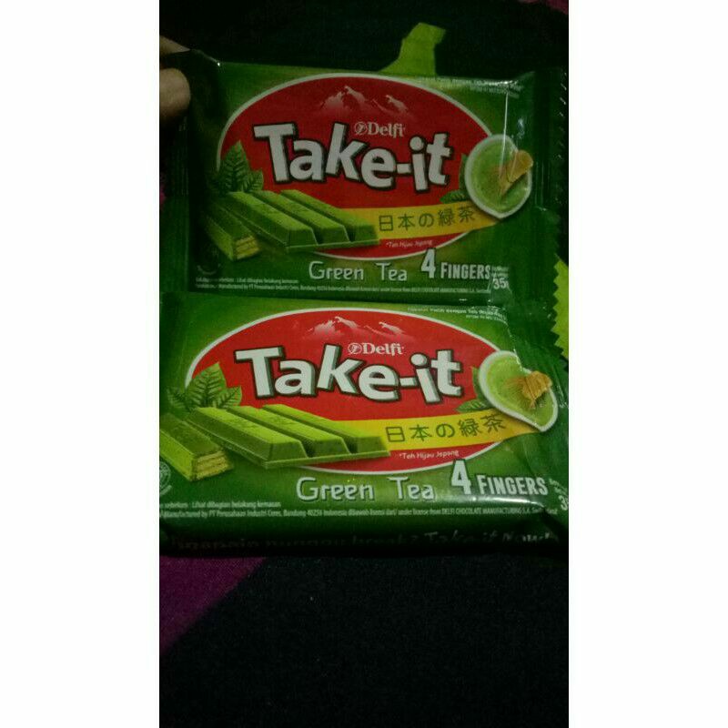Jual Take It Rasa Green Tea 4 Fingers 35gr | Shopee Indonesia