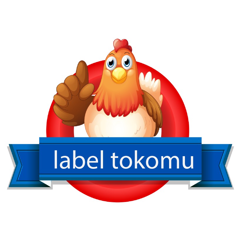 Jual (Chekout RP100) Label Stiker contoh ayam | Shopee Indonesia