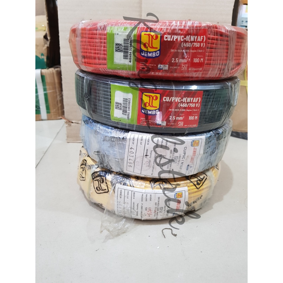 Jual Kabel NYAF Jembo 1 x 2.5 Per Meter / Kabel Jembo NYAF 2.5mm Per Meter | Shopee Indonesia