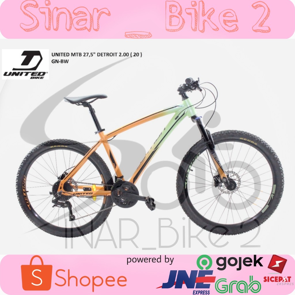 Jual Sepeda Gunung Mtb United Detroit 2.00 27,5inch | Shopee Indonesia