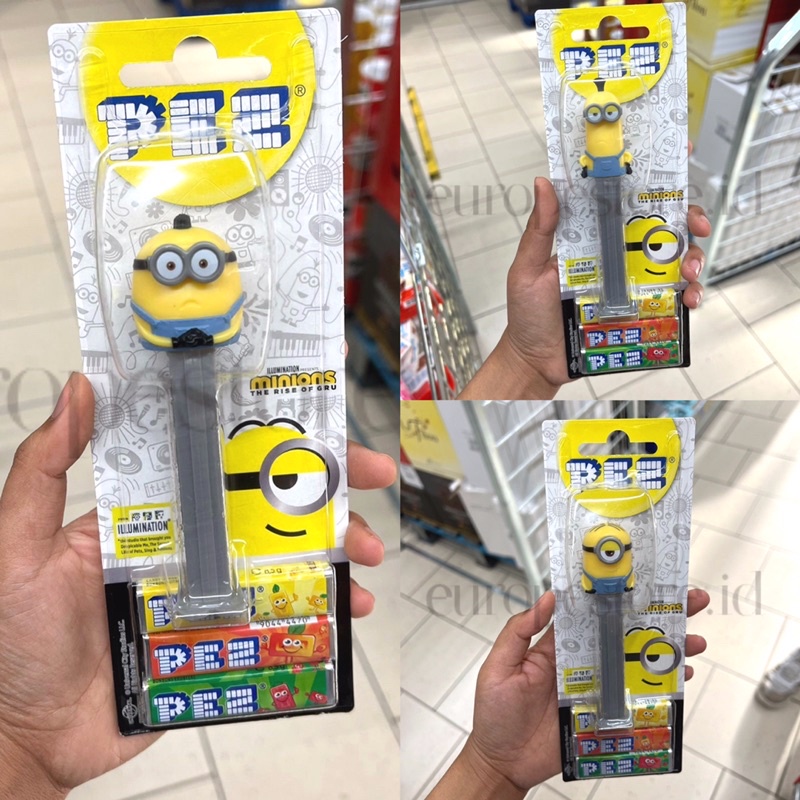 Jual READY STOCK Traubenzucker Minis PEZ | PEZ Candy Minions 56g ...