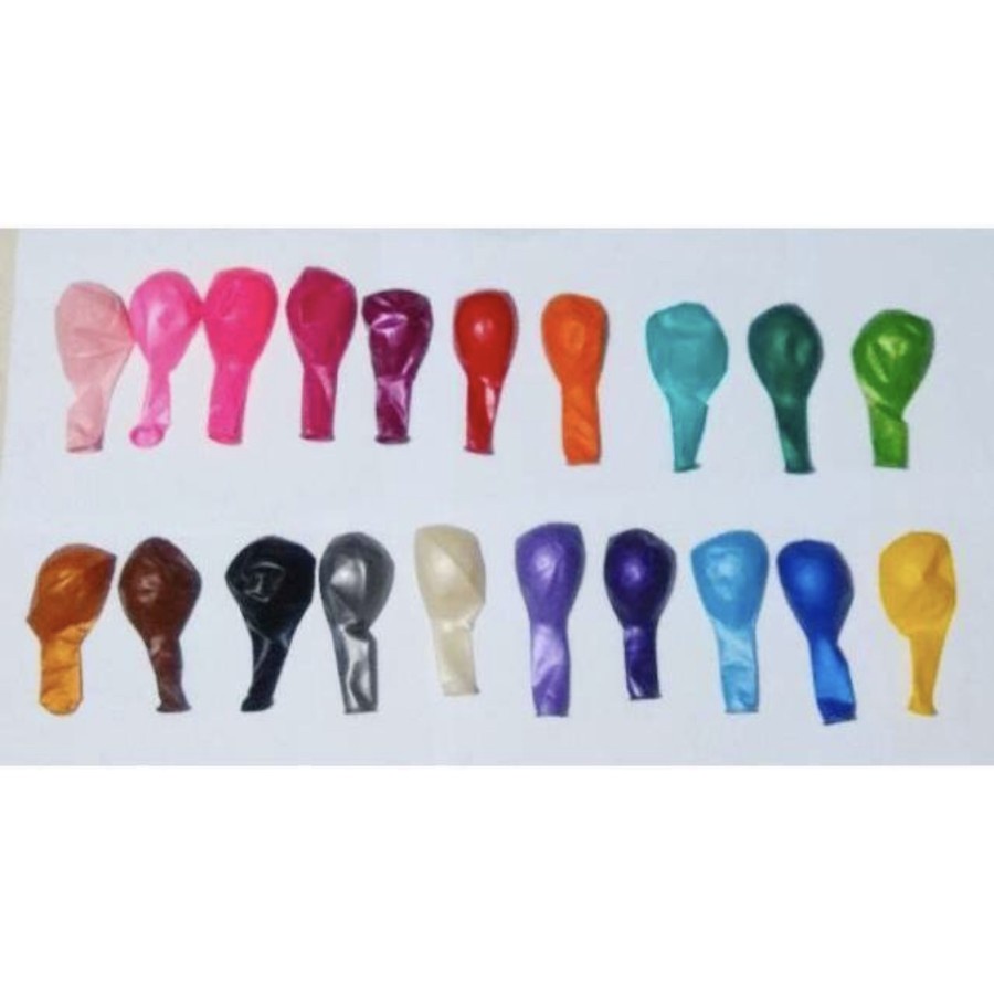 Jual Balon Latex metalic / lateks metalik 12 inch | Shopee Indonesia