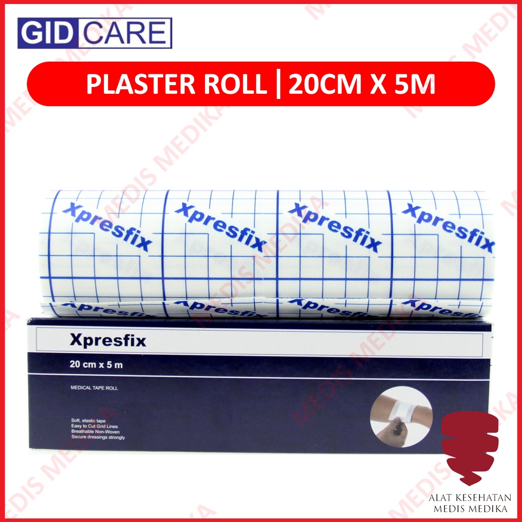 Jual Xpresfix Non-Woven 20x500cm GID Care p3k Plester Luka Adhesive ...