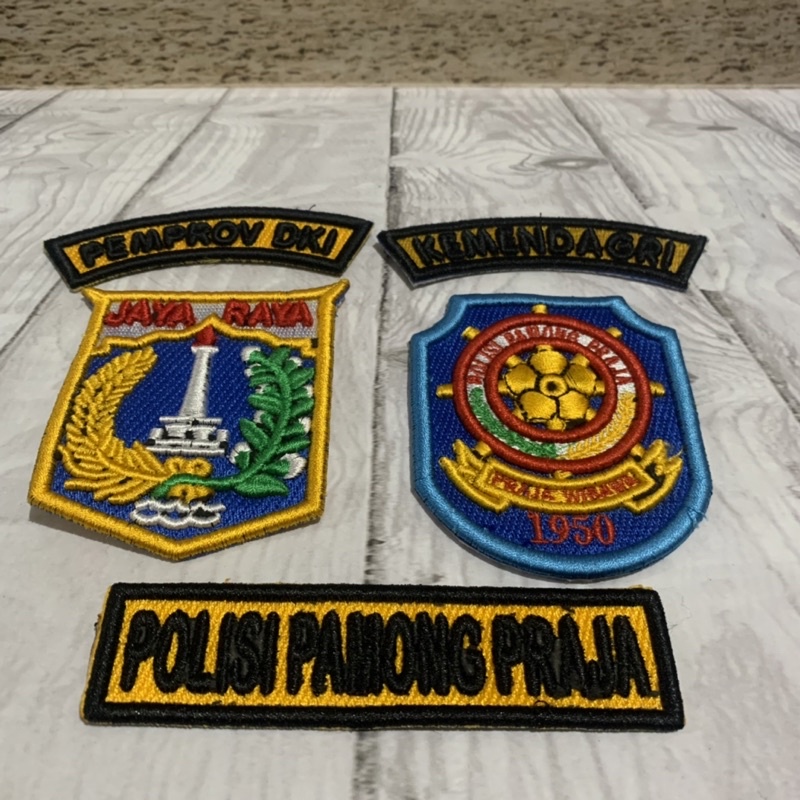 Jual LOGO BORDIR PDH POL PP TIMBUL BEDGE PDH TIMBUL ATRIBUTPOL PP PDH ...