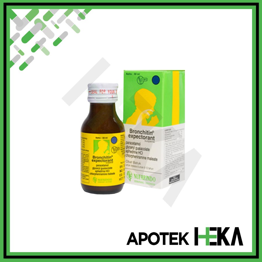 Jual Bronchitin Expectorant Sirup 60 ml - Obat Batuk Berdahak Anak ...