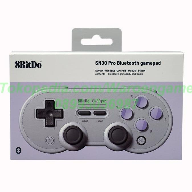 Jual 8Bitdo SN30 Pro Bluetooth Gamepad (SN Edition) Switch, Steam ...