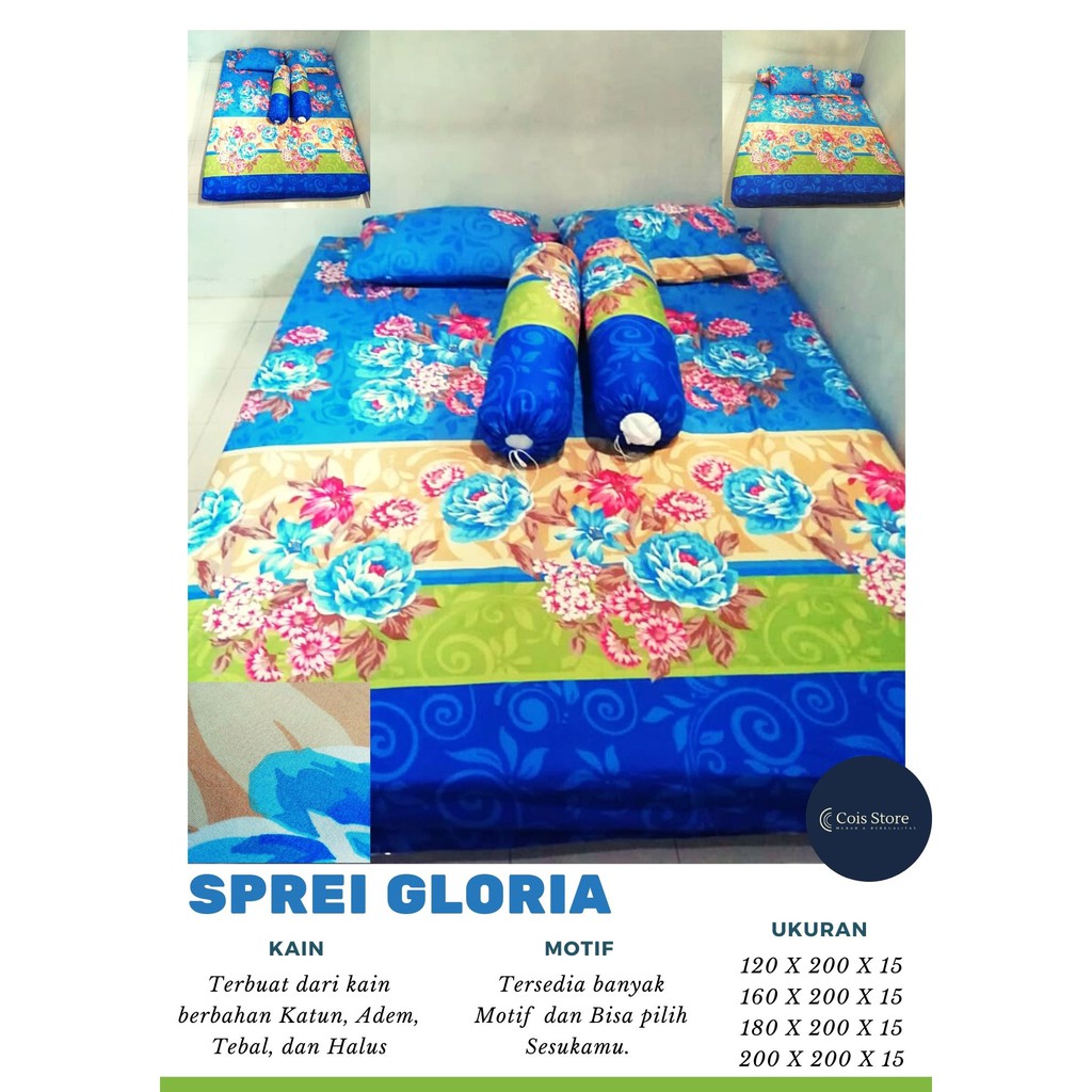 Jual (MOTIF ACAK) Sprei Kasur / Sprei Kasur Karet |No.3 (120x200)|No.2 ...