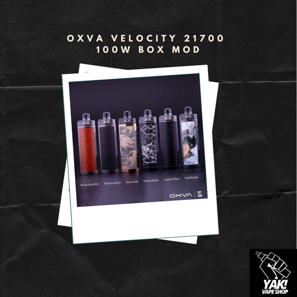 Jual OXVA Velocity 21700 100W Box Mod | Shopee Indonesia