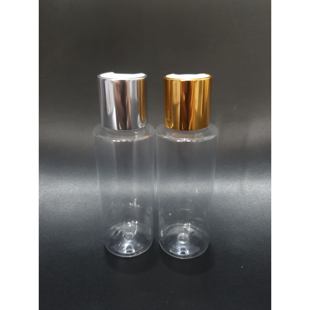 Jual BOTOL 100ML RF BENING PRESSTOP GOLD SILVER / BOTOL PLASTIK 100ML ...