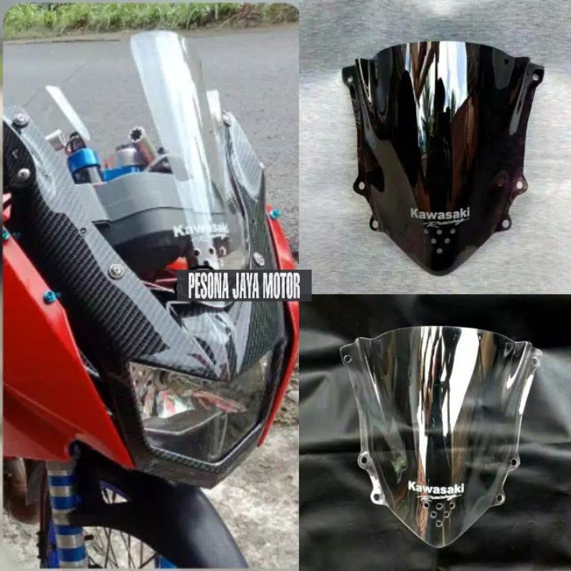 Jual Visor Ninja 150 rr New Winshield Ninja 150 rr New Winsil Ninja 150 ...