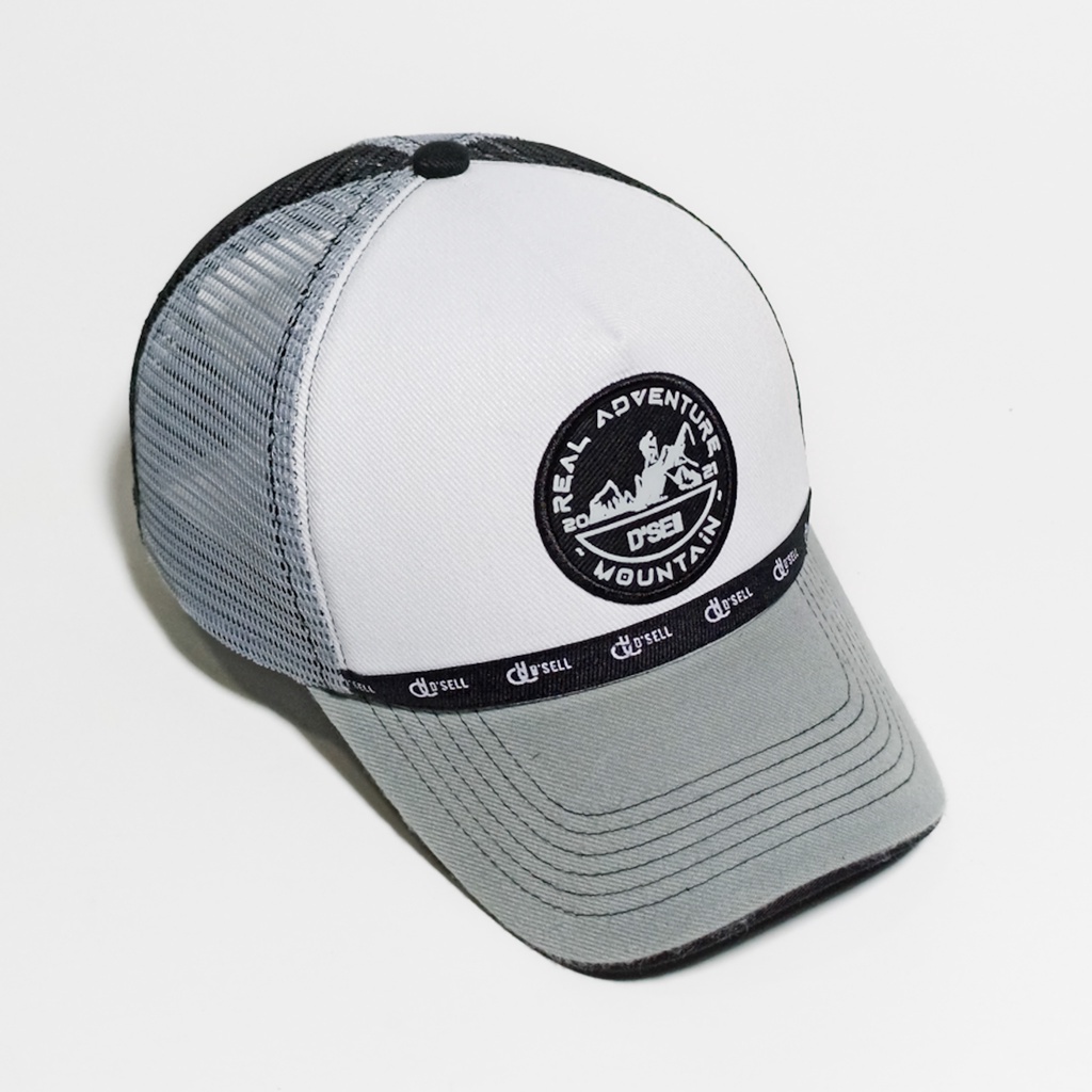 Jual COD/Topi Jaring original Topi black gray Topi Pria Topi Trucker ...