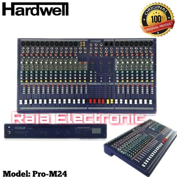 Jual Mixer Audio Hardwell Pro M24 Original 24 Channel. | Shopee Indonesia